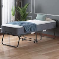 folding bed frame double