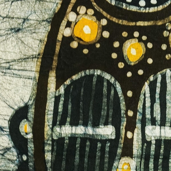 Novica Handmade Sika Mask Batik Cotton Wall Hanging - Bed Bath & Beyond ...