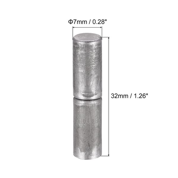 Weld on Barrel Hinges, Iron Hinge Pin for Metal Home Gate Door Window ...