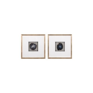 IMAX Home A0210051 Agate Two Piece 19 3/4 x 19 3/4" Agate Wall Decor ...
