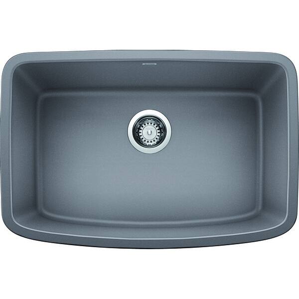 Blanco Valea 18-In X 27-In Granite Kitchen Sink - 27" x 18" x 9.5 ...