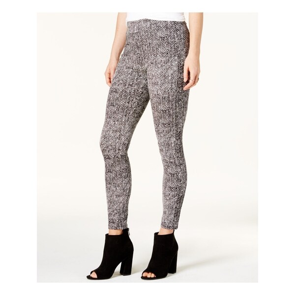 BAR III Womens Black Printed High Waist Leggings Size XS - Overstock ...