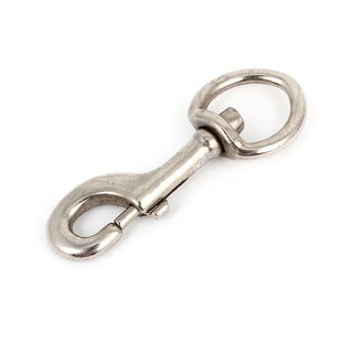 4" Length Silver Tone Stainless Steel Swivel Eye Bolt Snap Clip Hook ...