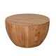 Vintage Style Bucket Shaped Coffee Table - Bed Bath & Beyond - 37537744
