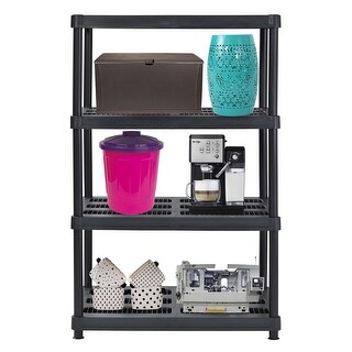 4-Shelf Resin Freestanding Shelves - Bed Bath & Beyond - 37260471