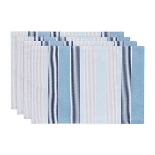 Izod Breakers Stripe 4-Pack Placemat Set - Bed Bath & Beyond - 41016361