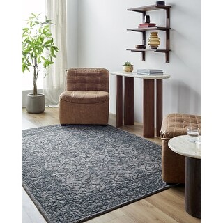 Livabliss Sicily Casual Solid Color Wool Area Rug - On Sale - Bed Bath ...