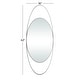 CosmoLiving by Cosmopolitan Metal Oval Wall Mirror - Black or Gold ...