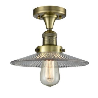 Innovations Lighting Single Light 10" Wide Semi-Flush Ceiling Fixture ...