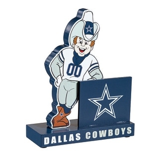 8 in. Wooden Mascot Statue with Team Logo, Dallas Cowboys - Bed Bath ...