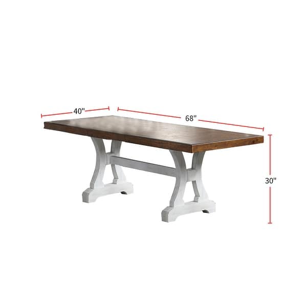 Rectangular Dining Table with 18-inch Leaf - Bed Bath & Beyond - 33775987