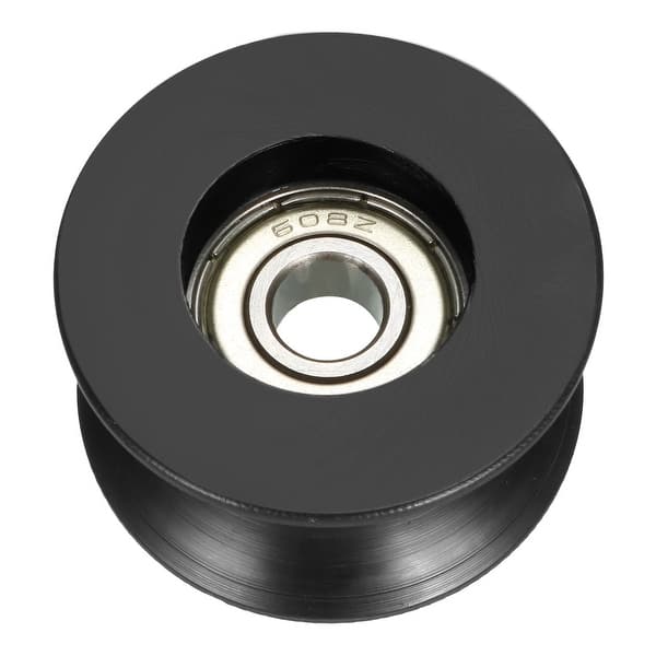 5.7mm Deep Metal V Groove Guide Bearing Pulley Rail Ball Wheel ...