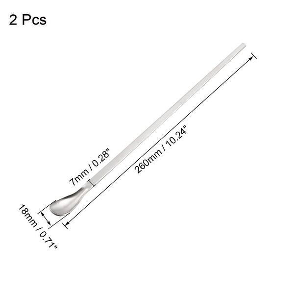 Sampling Spoons 16cm Stainless Steel Lab Reagent Scoops 2Pcs - Bed Bath ...