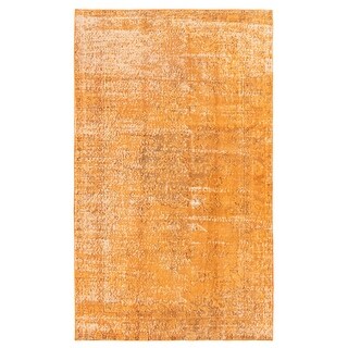 ECARPETGALLERY Hand-knotted Color Transition Orange Wool Rug - 3'10 x 6 ...