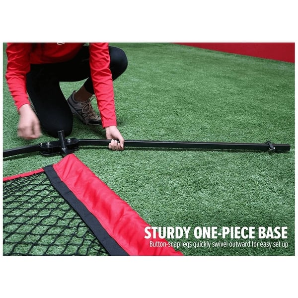 PowerNet QB Pass Accuracy Trainer 8x8 Portable Passing Net with 5 ...