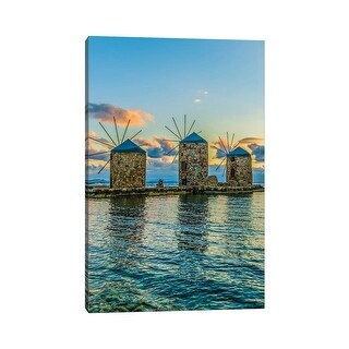 iCanvas "Windmills Of Chios" by Nejdet Duzen Canvas Print - Bed Bath ...