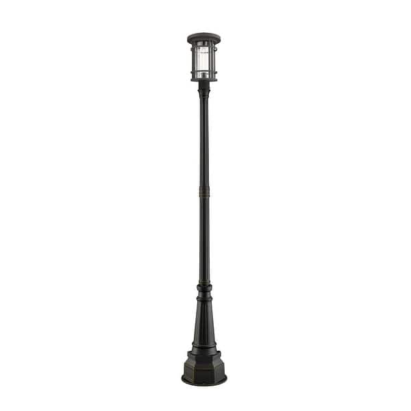 Z-Lite Jordan 20" Tall Outdoor Pier Mount Post Light with Round Post ...