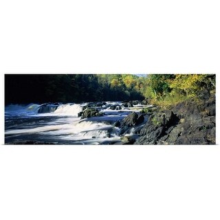 "Menominee River falling into Piers Gorge, Upper Peninsula of Michigan ...