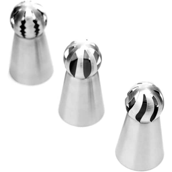 3-Piece Russian Ball Sphere Icing Nozzles Set - Bed Bath & Beyond ...