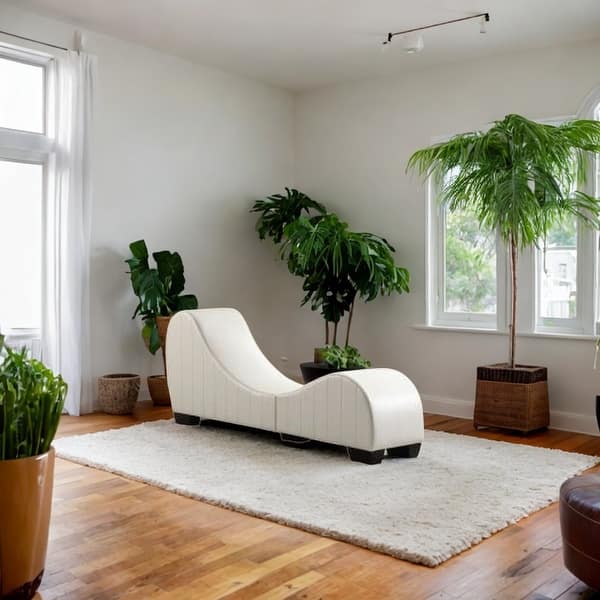 Yoga Chaise Lounge Curved Sofa Living Room Chair - Bed Bath & Beyond ...