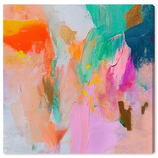 Fusion of Shades II Canvas Spring Abstracts by Art Remedy - Bed Bath ...