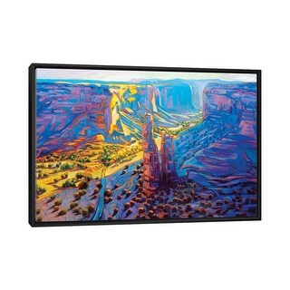 iCanvas "Spider Rock In Canyon De Chelly" by Greg Heil Framed Canvas ...