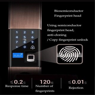 Smart Home Electronic Lock， Password Anti-Theft Door Lock Smart Lock ...
