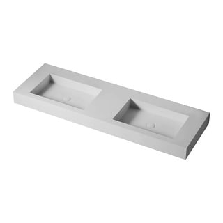Solid Surface Double Basin - Bed Bath & Beyond - 39189492