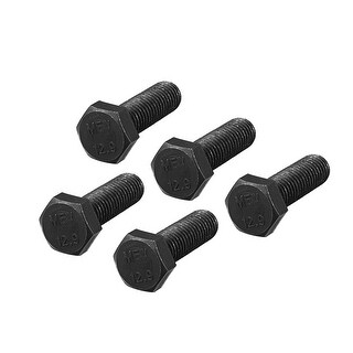 M12x35mm Hex Head Left Hand Screw Bolts Fastener Carbon Steel 5pcs ...