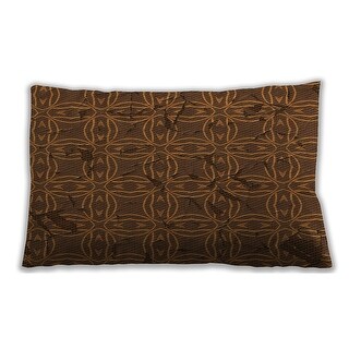 Ahgly Company Patterned Indoor-Outdoor Blood Night Red Lumbar Throw ...