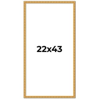22x43 Frame Gold Real Wood Picture Frame Width 1 inches | Interior ...