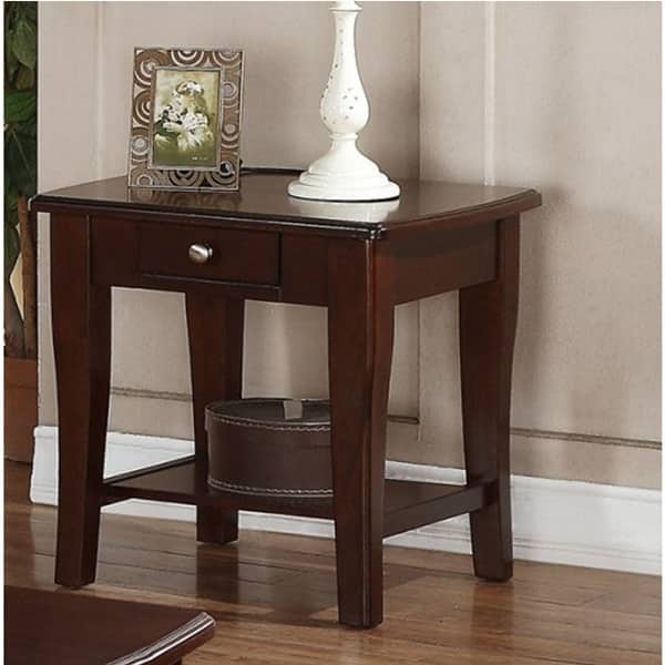 Brown end table modern wooden table sofa side table - Bed Bath & Beyond ...
