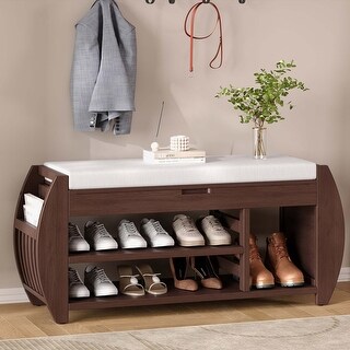 Multifunctional Storage Bench with Cushion - Bed Bath & Beyond - 42600372