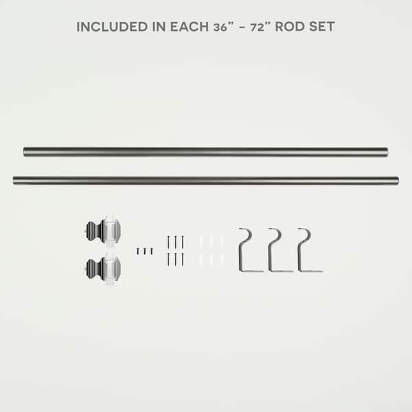 Copper Grove Iskar 1-inch Curtain Rod and Finial Set - Bed Bath ...