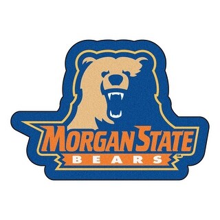 NCAA Morgan State University Bears Mascot Novelty Logo Shaped Area Rug ...