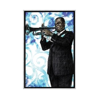 iCanvas "Louis Armstrong" by Christian Paniagua Framed - Bed Bath ...