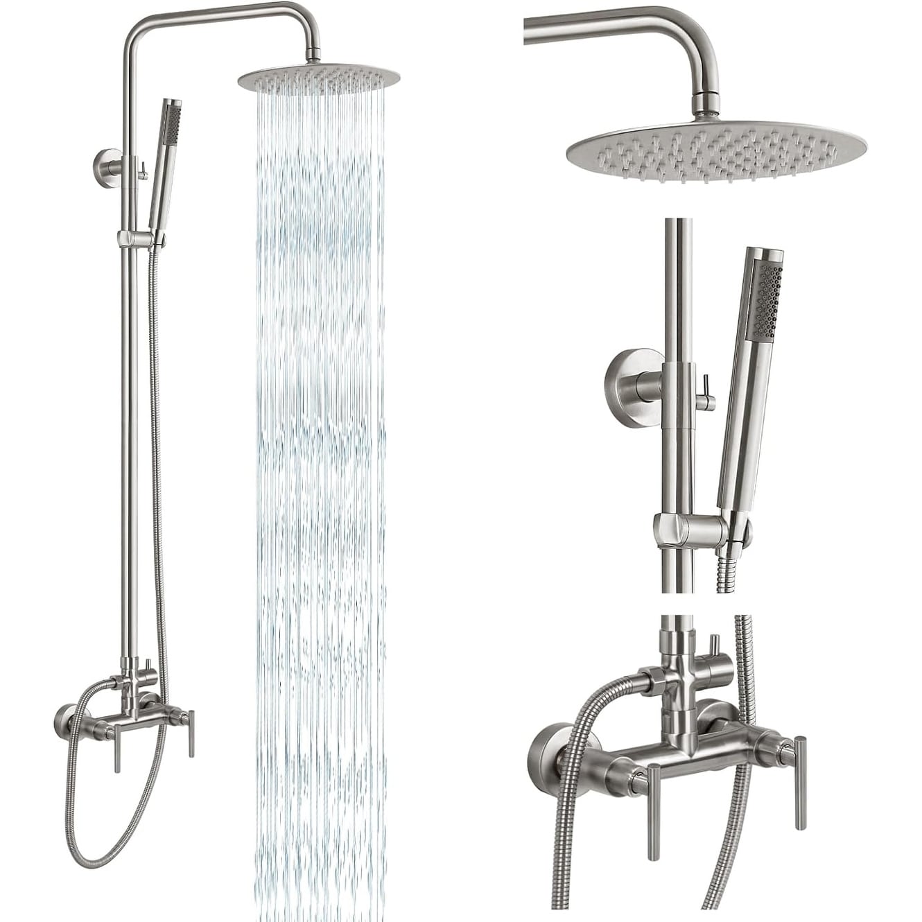 Outdoor Shower Fixture SUS304 System Combo Set - On Sale - Bed Bath ...