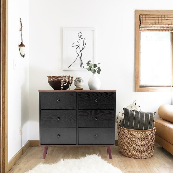 Black accent chest of drawers store