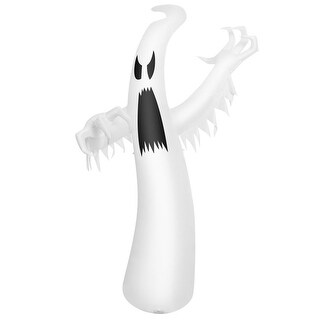 12 Feet Halloween Inflatable Ghost with LED Lights - 7ft x 2.6ft x 12ft ...