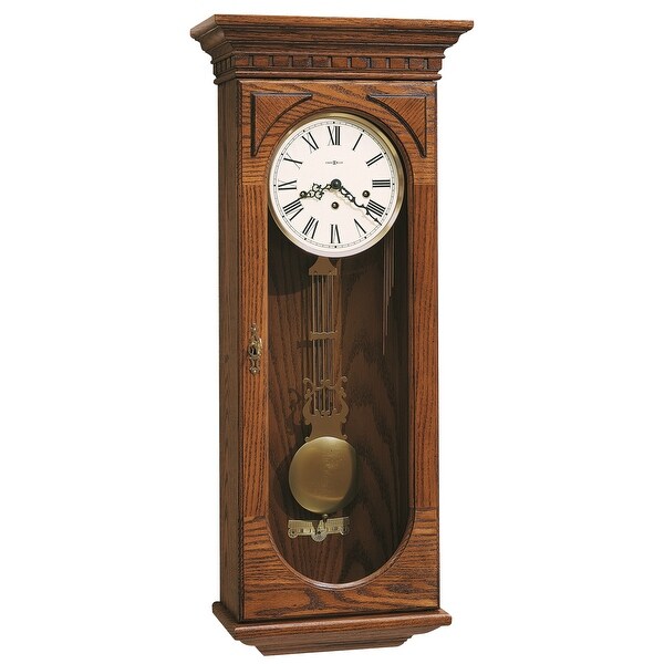 Howard Miller Westmont Grandfather Clock Style Chiming Wall Clock With