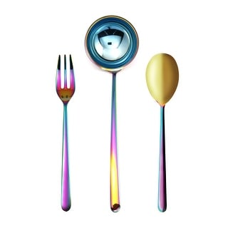 Mepra Linea Rainbow 3-Piece Serving Set - Bed Bath & Beyond - 39862626