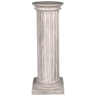 Design Toscano Classical Greek Fluted Plinth: Large - Bed Bath & Beyond ...