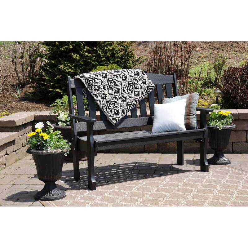 Poly Garden Bench - Overstock - 32970789