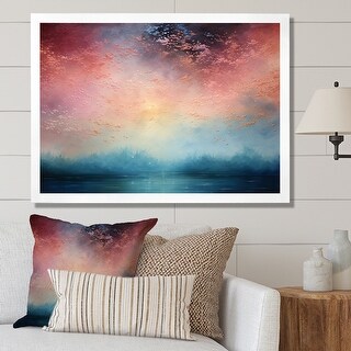 Designart "Colorful Sky Photo Celestial Mirage II" Landscapes Framed ...