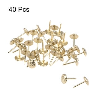 Upholstery Nails Tacks 7/16-Inch Head Dia Round Thumb Push Pins 40 Pcs ...