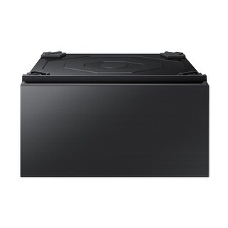 Samsung Bespoke 27" Laundry Pedestal with Storage Drawer in Brushed ...