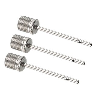Pack of 3 Sports Ball Pump Needle Inflate Pump Adapter Kit Inflation ...