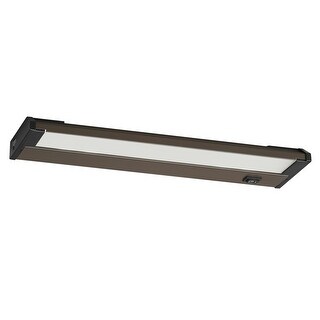 Xenon Nxl 32-inch Oil-Rubbed Bronze Under Cabinet, White Glass Diffuser ...