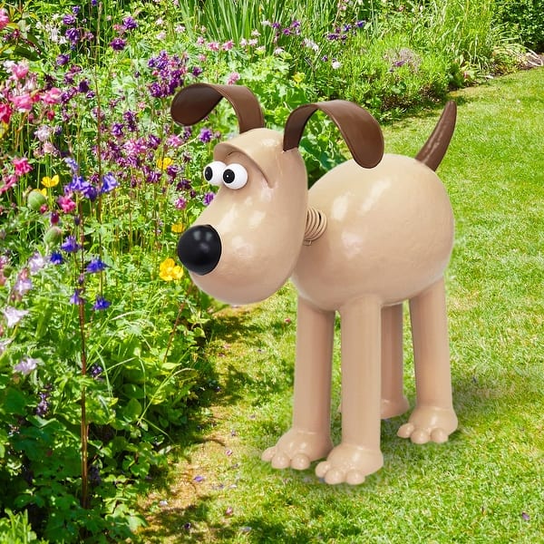 Gromit Dog Garden Sculpture, Outdoor Wallace and Gromit Lawn Ornament ...