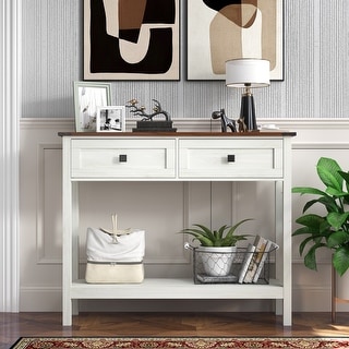 Farmhouse Style Console Table for Entryway - Bed Bath & Beyond - 42990474